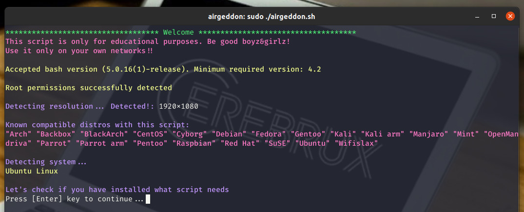 Hacking σε WiFi με Airgeddon στο Kali Linux – Cerebrux