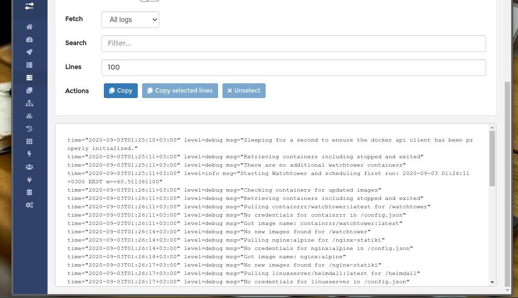 Αναβάθμιση των docker container (Μέρος 6 – Update container) – Cerebrux